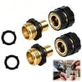 3/4 Inch Garden Hose Quick Connect Fittings – Male & Female Set, Quick ...