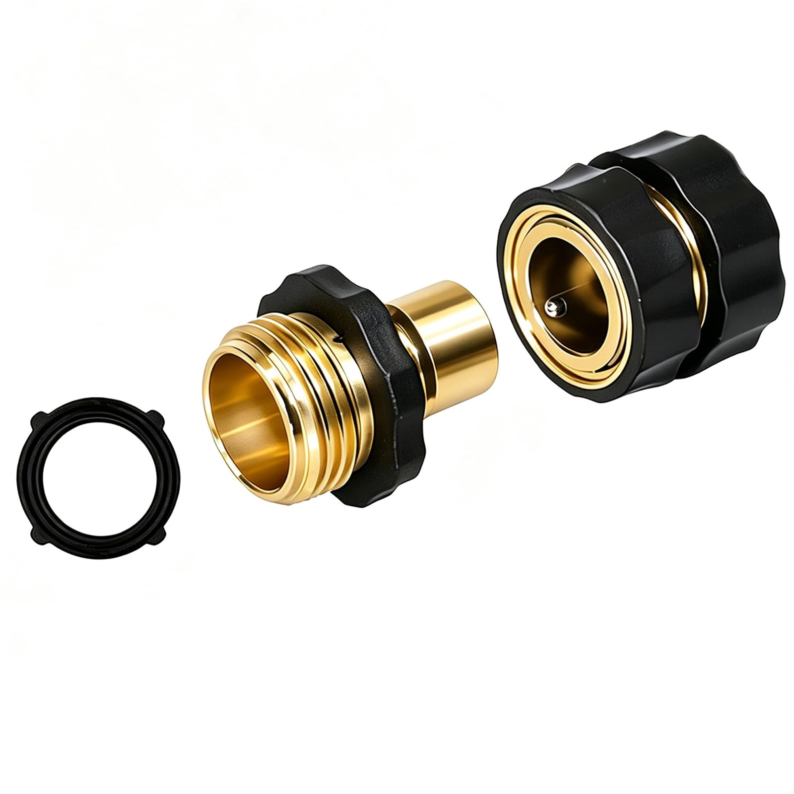 3/4 Inch Garden Hose Quick Connector , Male and Female Hose Connector ...