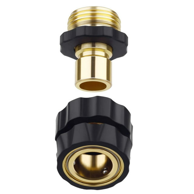 3/4 Inch Garden Water Hose Tap Fitting Quick Connector Male--Female Set ...