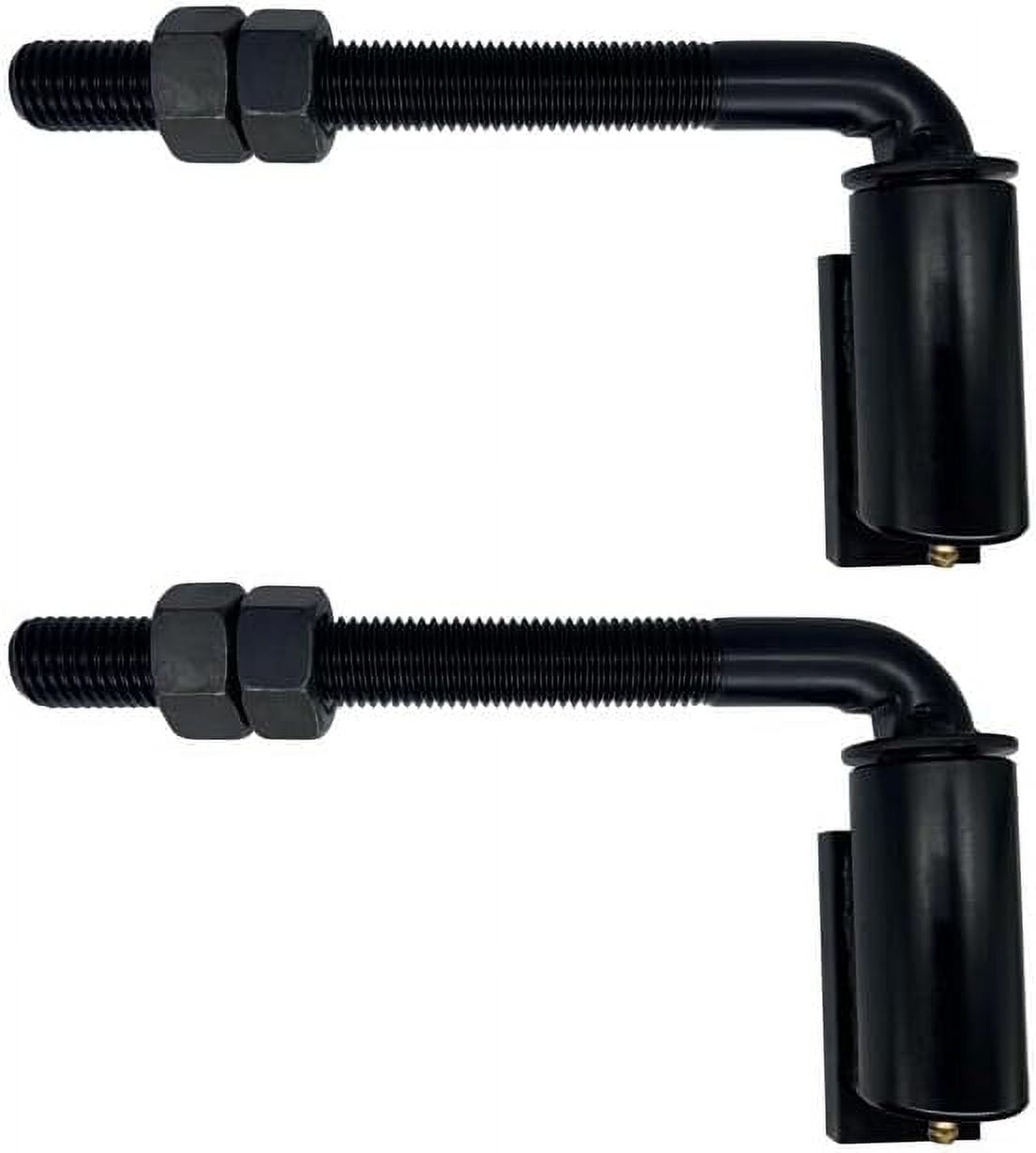 3/4" Inch J-Bolt Gate Hinge – 8.5” Inch Length - Adjustable Gate Hinges ...