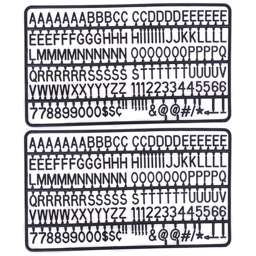 3/4 Inch Letters for Flet Letter Boards 300 Pieces Including Letters ...