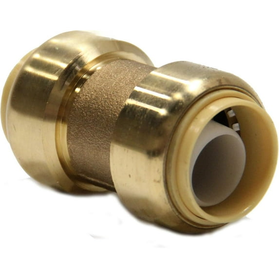 3/4 Inch Plumbing Push-Fit Coupling - Straight Fitting with Disconnect ...