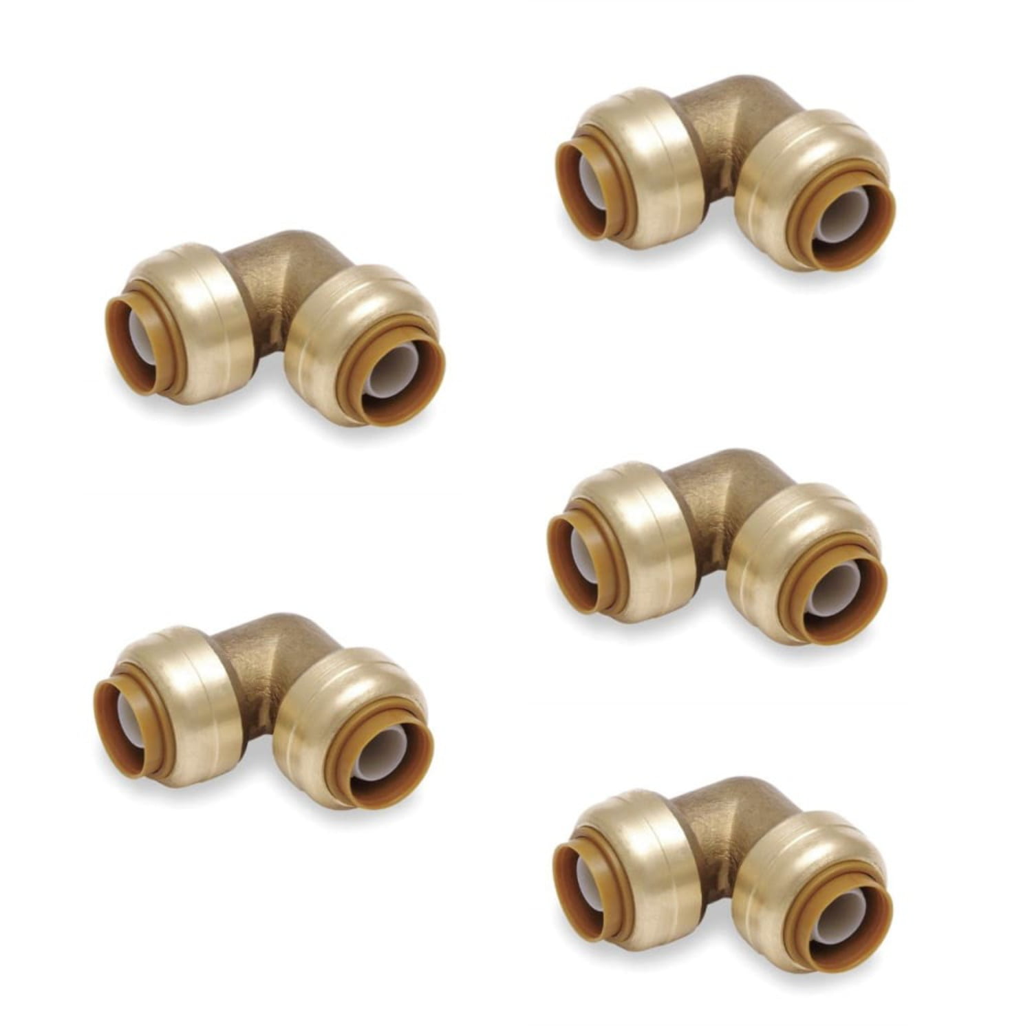 3/4 Inch (0.75) Push To Connect Fitting 90 Degree Elbow Connector for ...