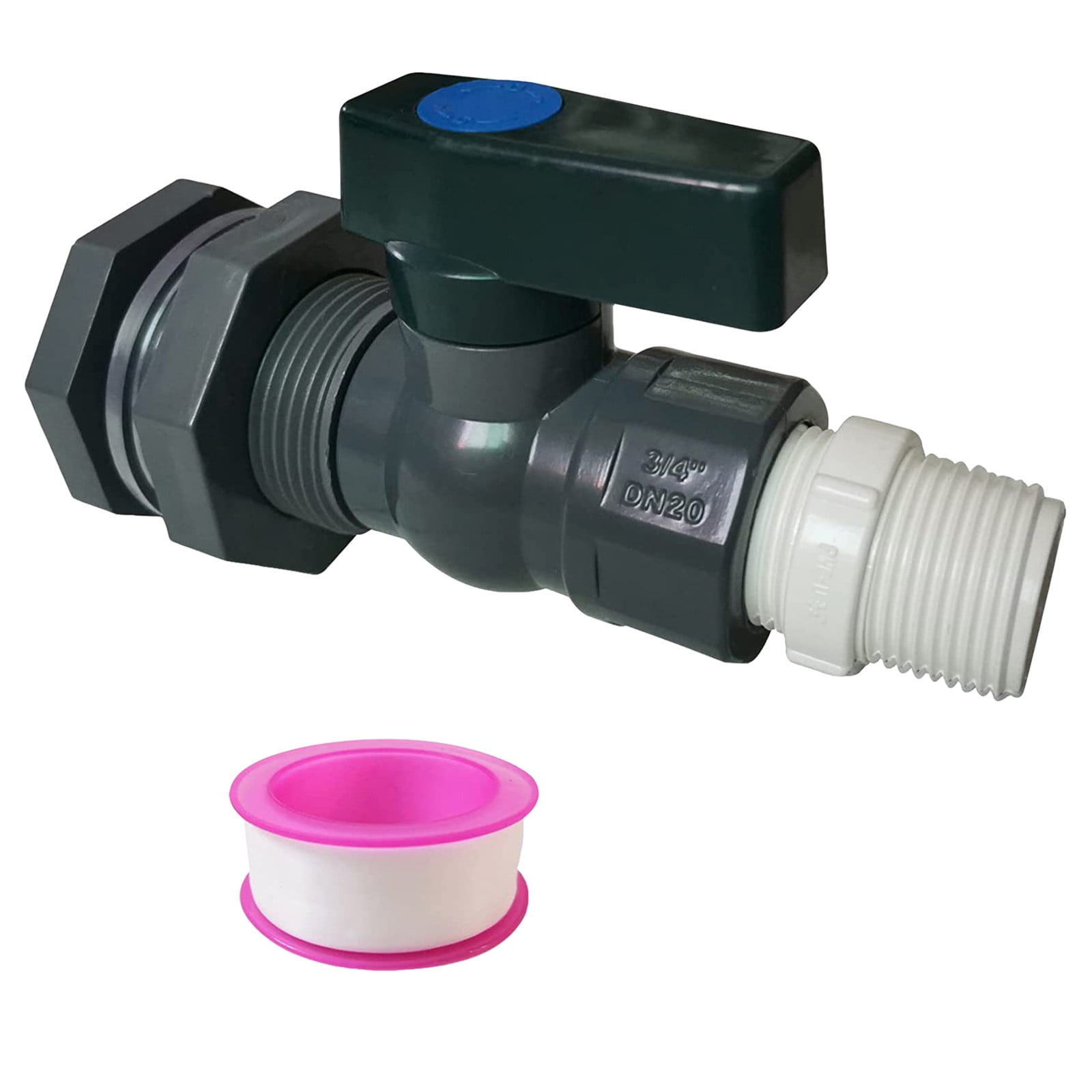 3/4 Inch Rain Barrel Spigot Kit - Water Barrel Garden Diverter Kit with ...
