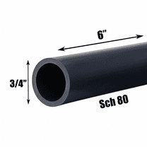Schedule 40 PVC Pipe - Cut to Custom Length (4" x 8') - Walmart.com