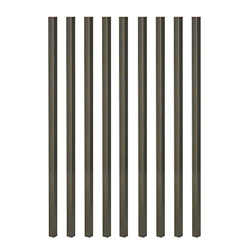 3/4 Inch Square Aluminum Baluster, 15 Pack, 26 Inch, Bronze - Walmart ...