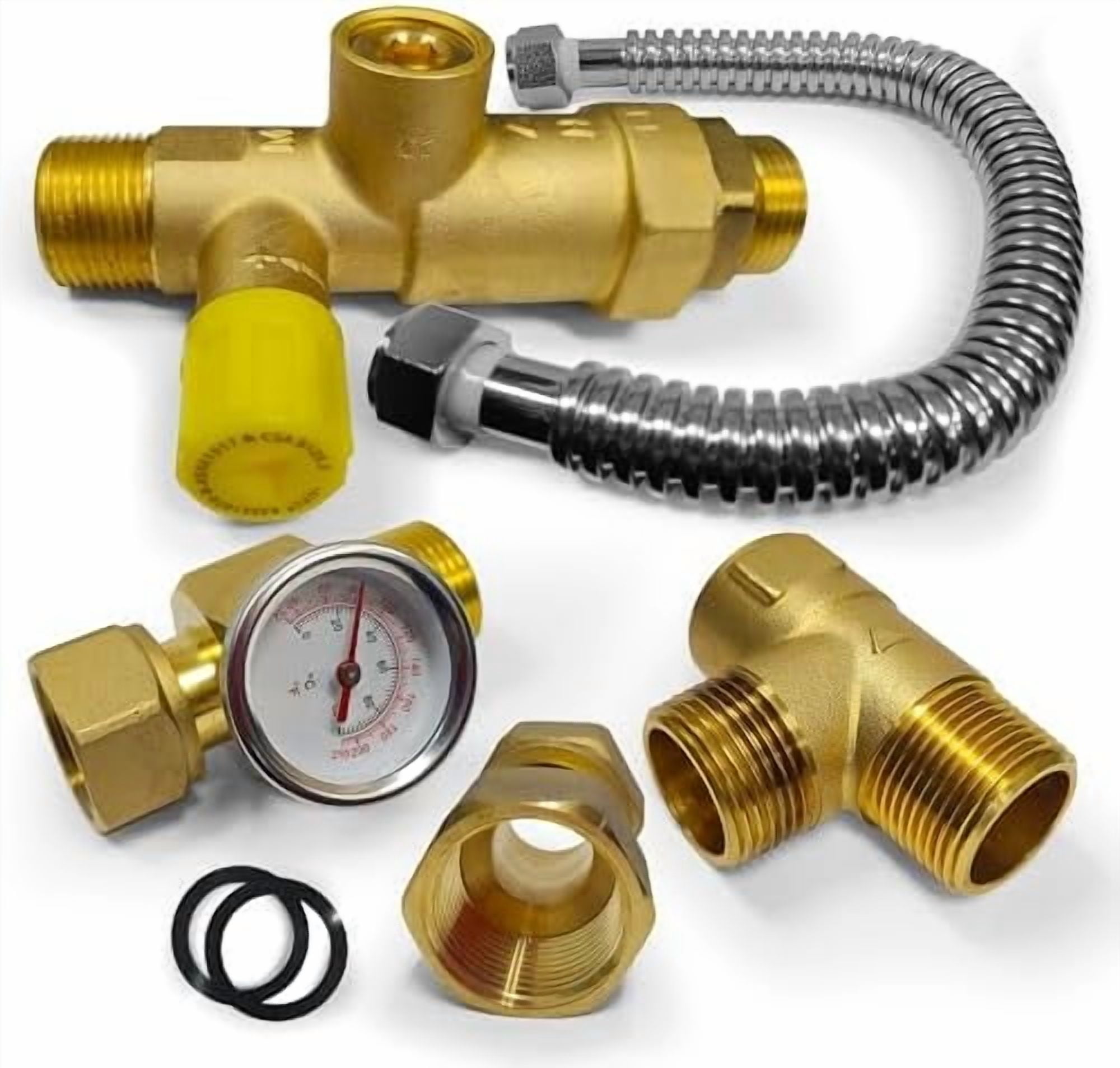 3/4 Inch Tank Booster Water Heater Thermostatic Mixing Valve with ...