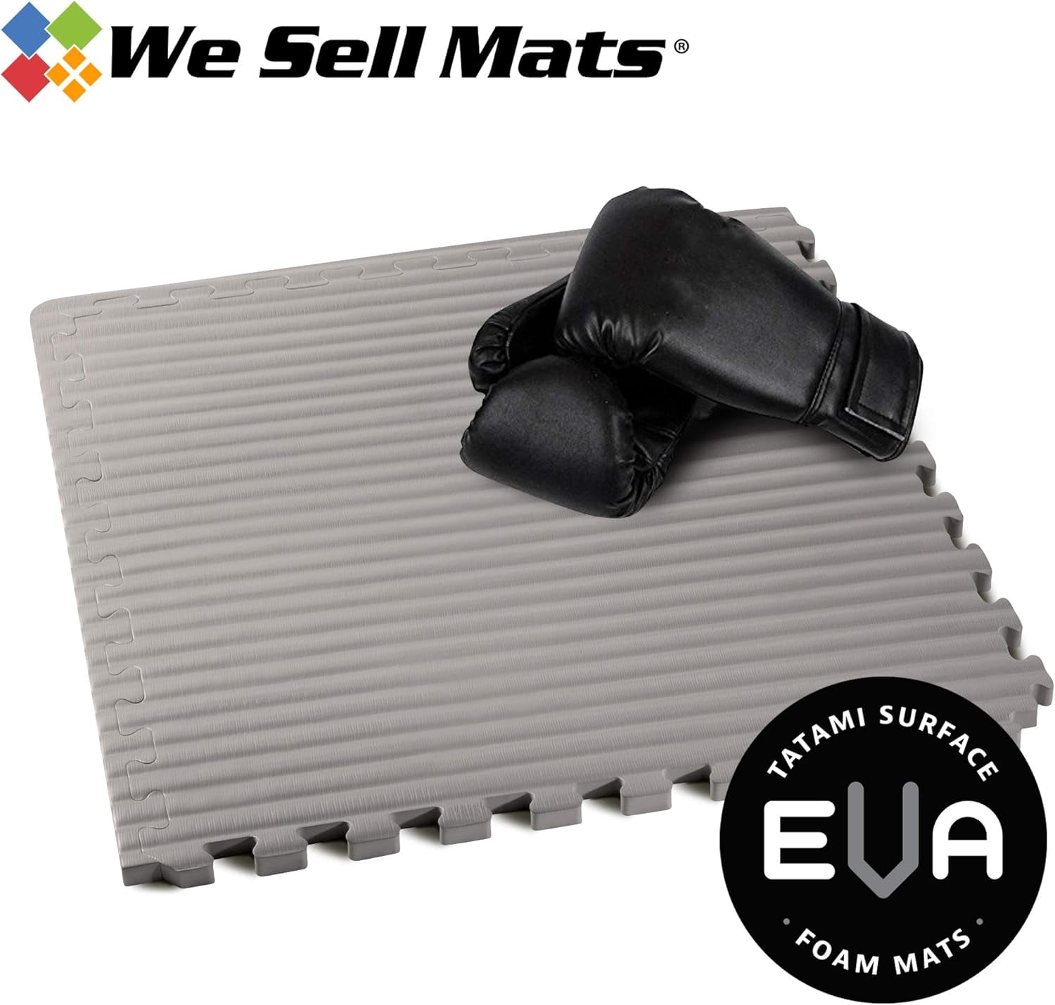 3/4 Inch Thick Martial Arts EVA Foam Exercise Mat, Tatami Pattern ...