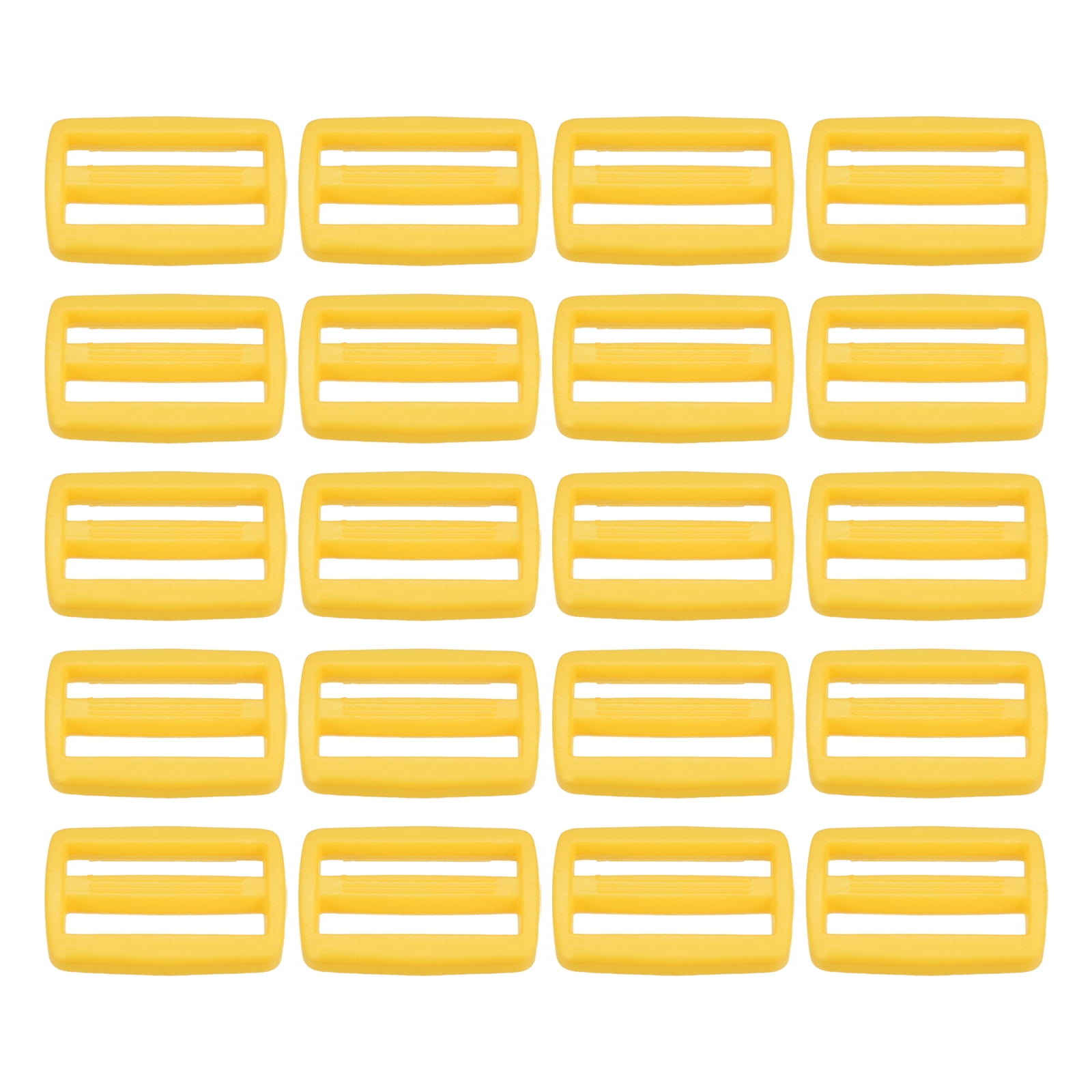 3/4 Inch Tri-Glide Slide Buckles Webbing Strap Fastener, Ginger, 50 ...