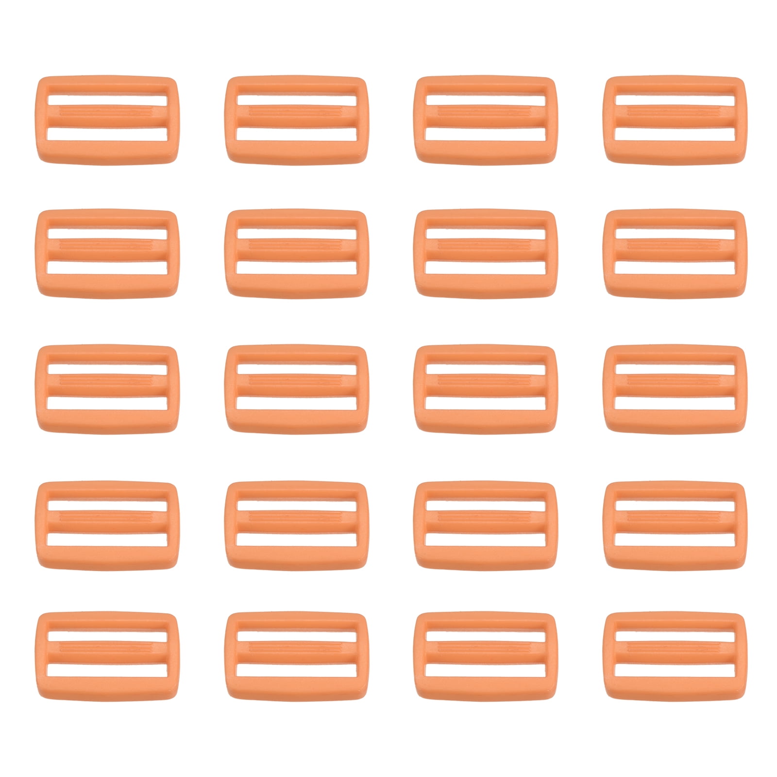 3/4 Inch Tri-Glide Slide Buckles Webbing Strap Fastener, Khaki, 100 ...