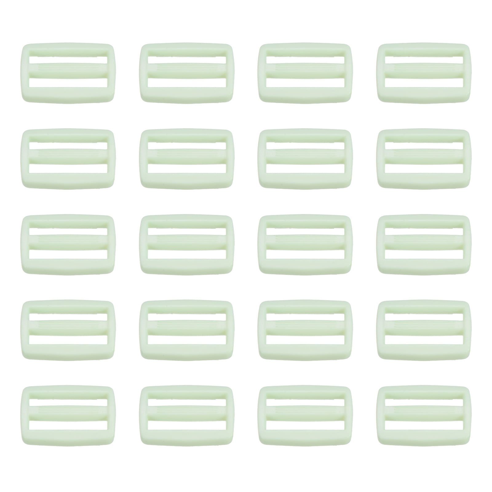 3/4 Inch Tri-Glide Slide Buckles Webbing Strap Fastener, Mint Green, 50 ...