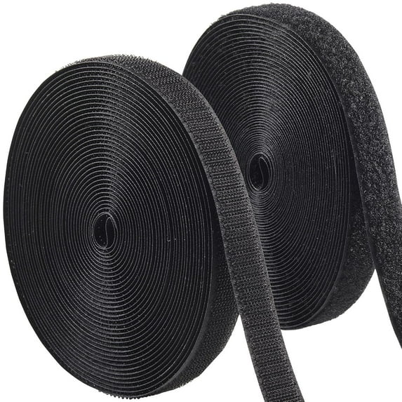 3/4 Inch Wide x 33 FT Sew On Hook and Loop Tape for Fabric Roll ...