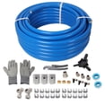 3/4 Inch x 100 Feet Air Compressor Piping Kit with PEX-AL-PEX Tubing ...