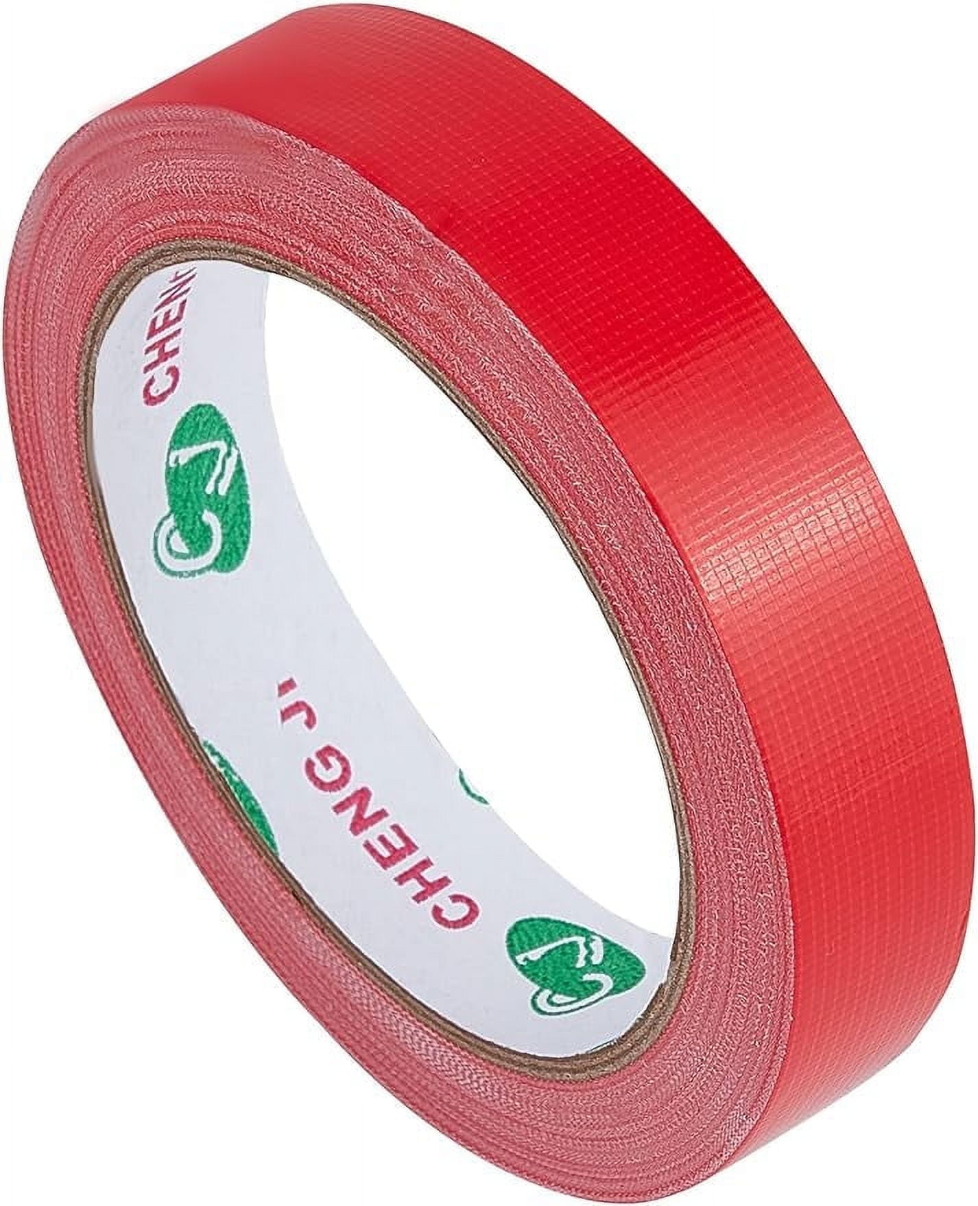 3/4 Inch x 65.6ft Bookbinding Repair Tape Red Fabric Tape Adhesive Duct ...