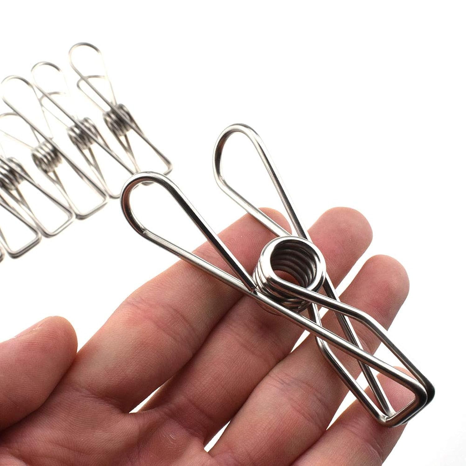 3.4 Inches 14 Pack Heavy Duty Clothes Pins for Hanging Clothes ...