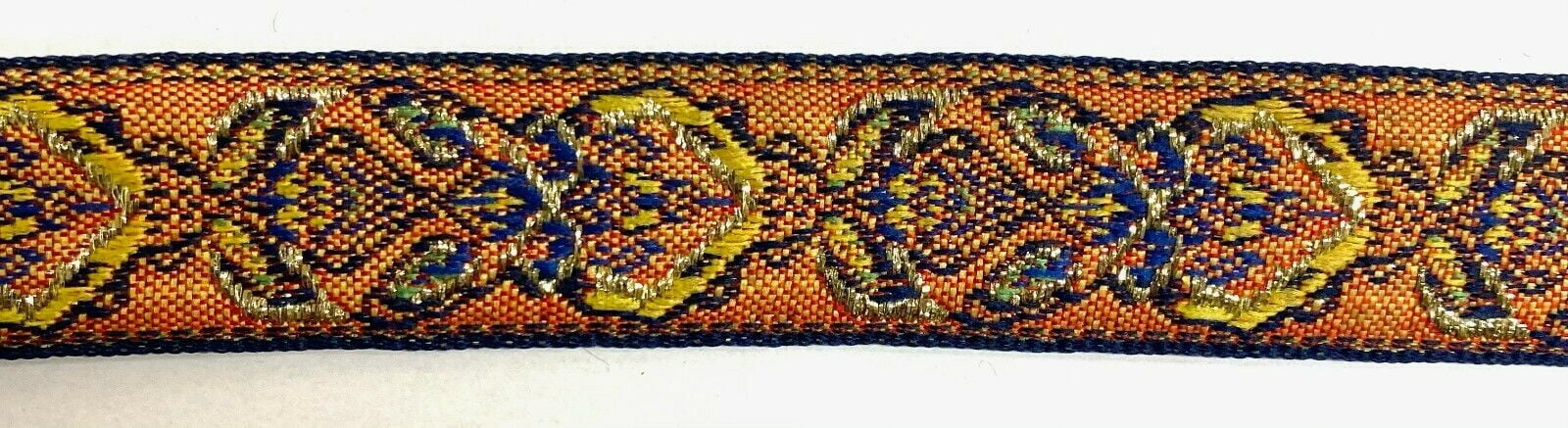 3/4" Jacquard Woven Metallic Ribbon Trim - 12 Yards! - Walmart.com