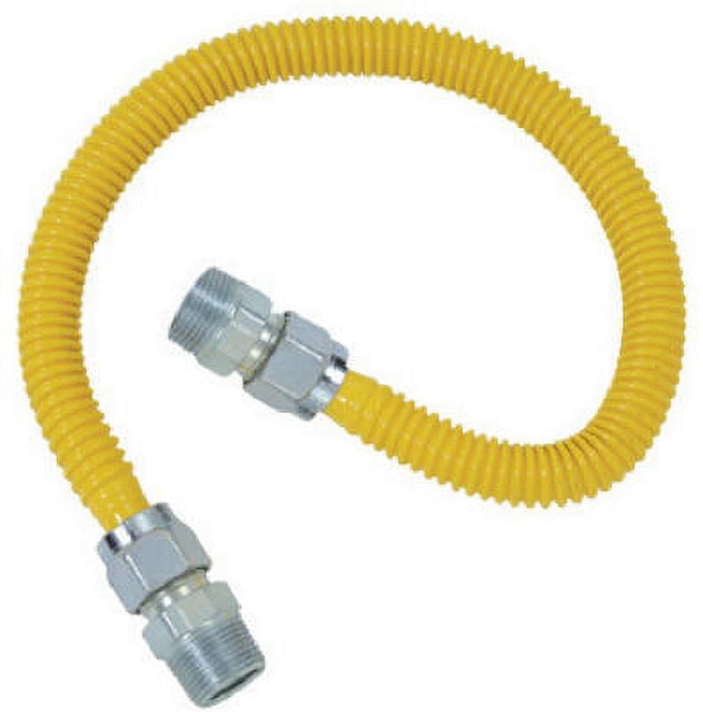 3/4 Male Iron Pipe x 1/2 Male Iron Pipe x 48" Pro Coat Coated Stainles ...