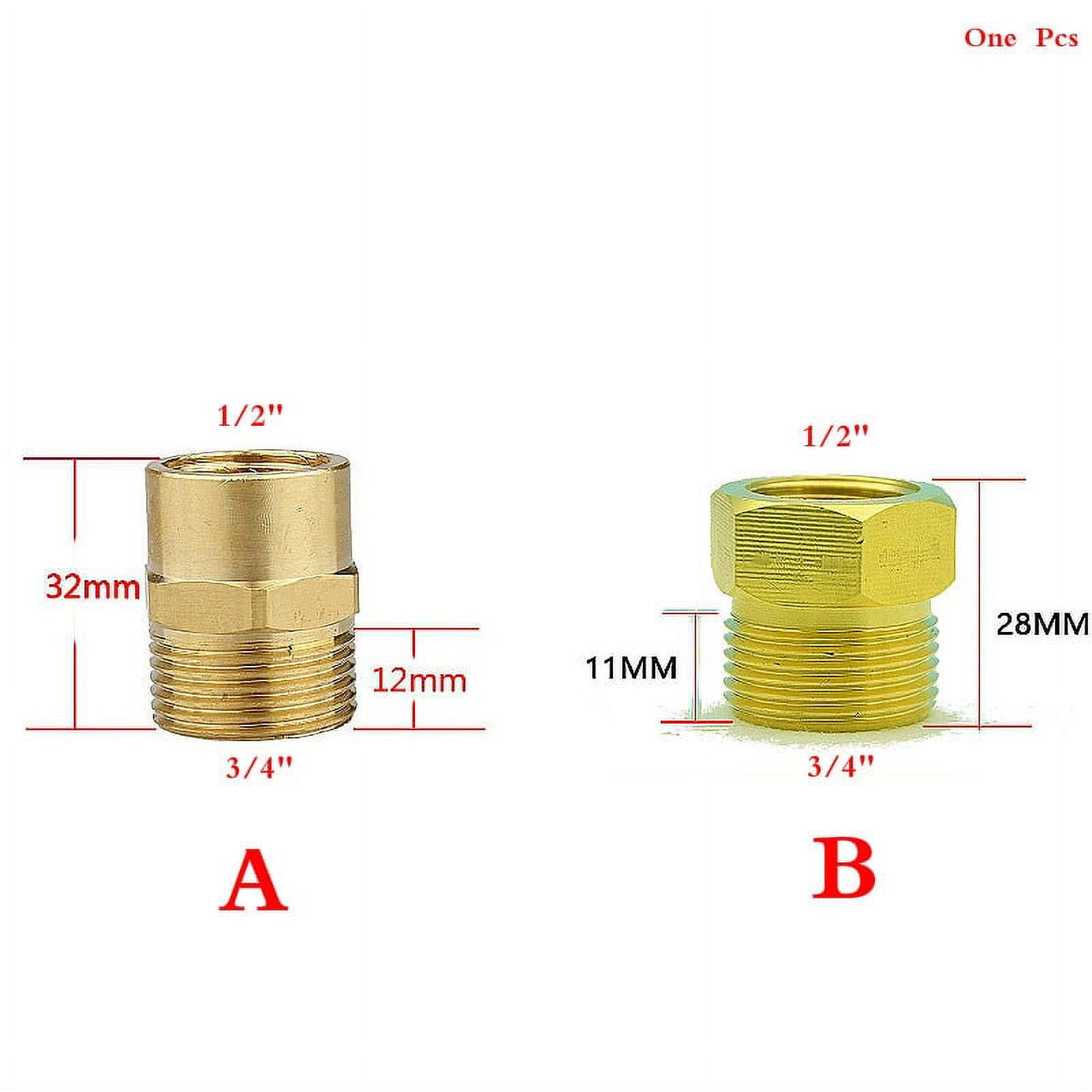 3/4" Male to 1/2" female thread brass pipe fitting connector,Brass pipe ...