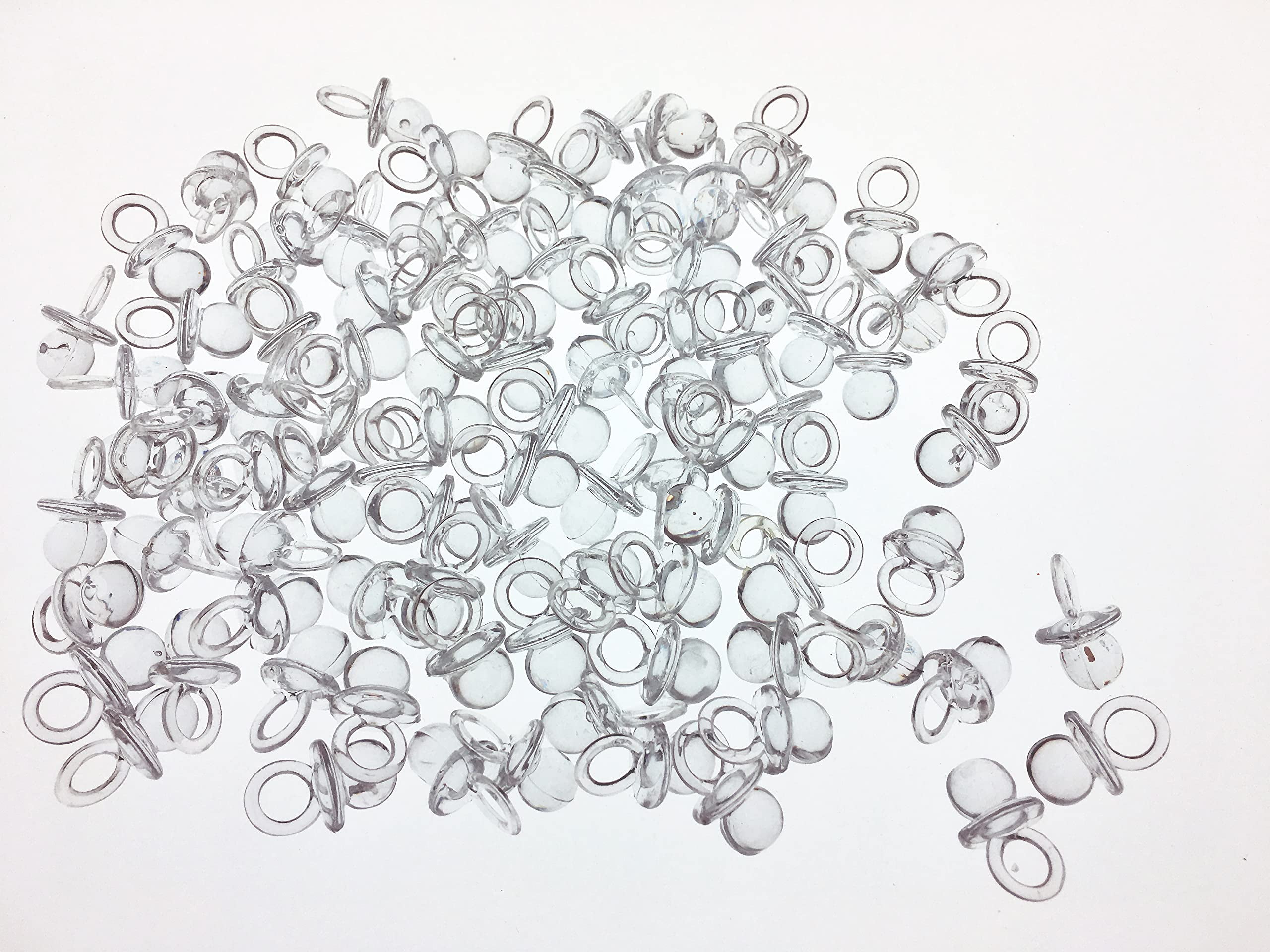 3/4" Mini Clear Pacifiers Baby Shower Game Party Decoration Favors ...