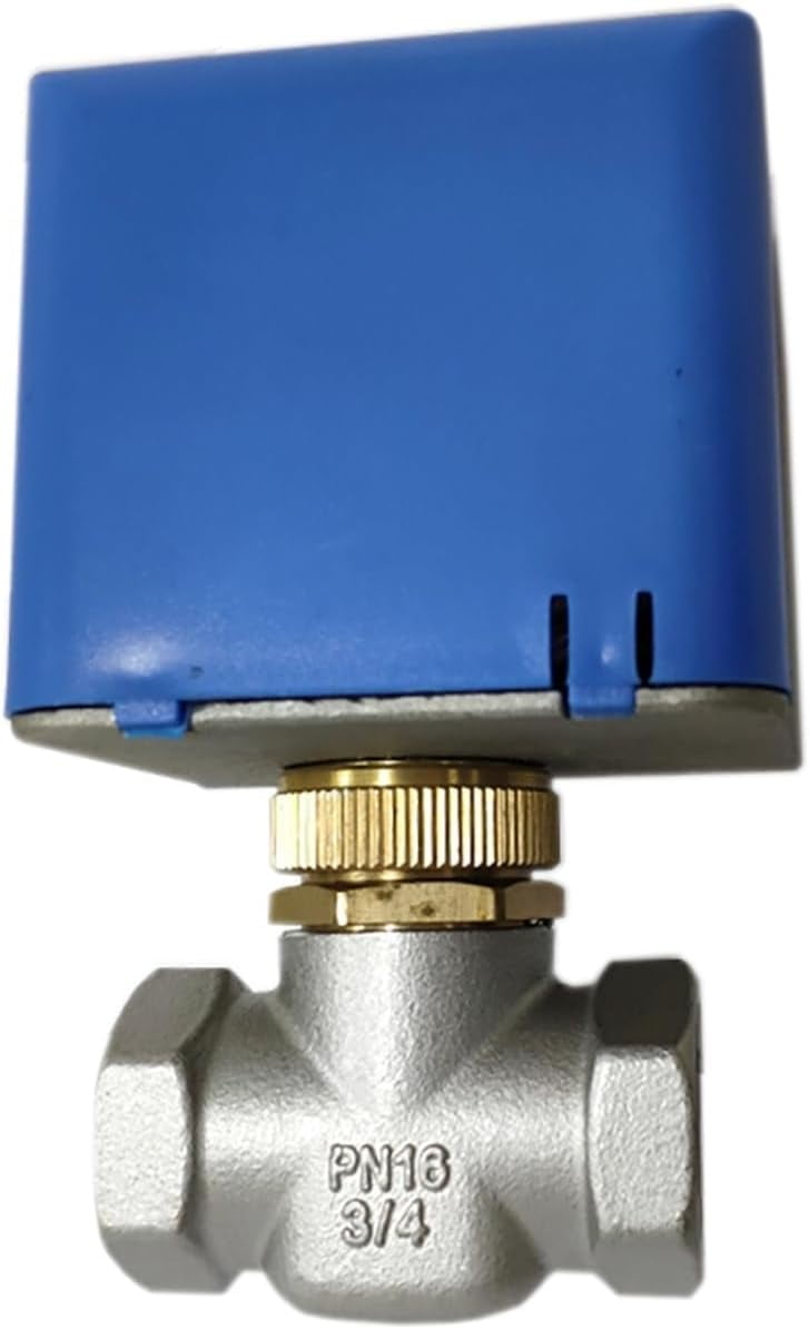 3/4" Motorized Electric Stainless Steel Globe Valves 2 Wire AC220V Two ...