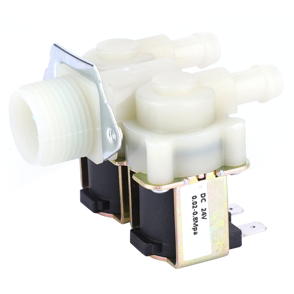3/4 NC Electric Solenoid Valve DC24V - Normally Closed Water Inlet ...
