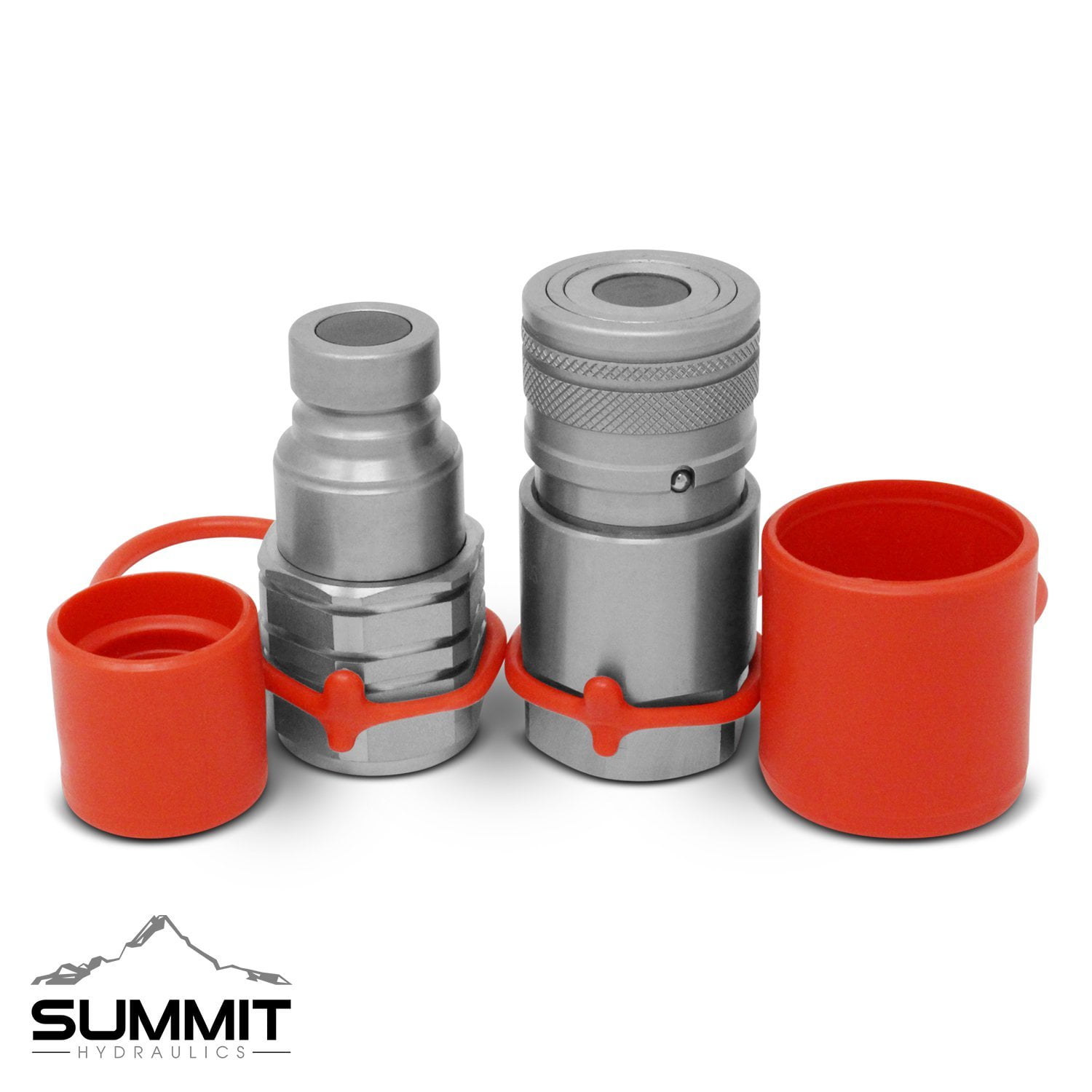 3/4" NPT Flat Face Hydraulic Quick Connect Couplers Couplings Skid ...