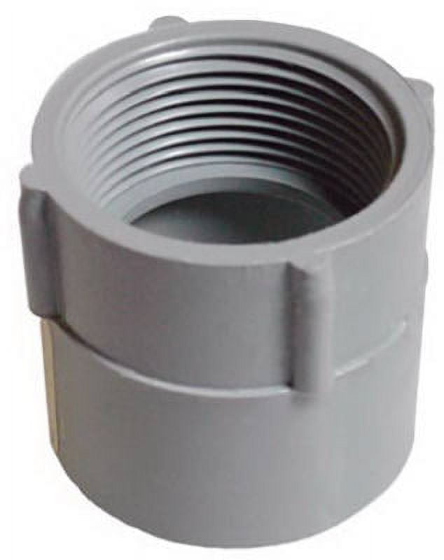 3/4", PVC Female Adapter, PVC Slip Female End To Iron Pipe Size., Each ...