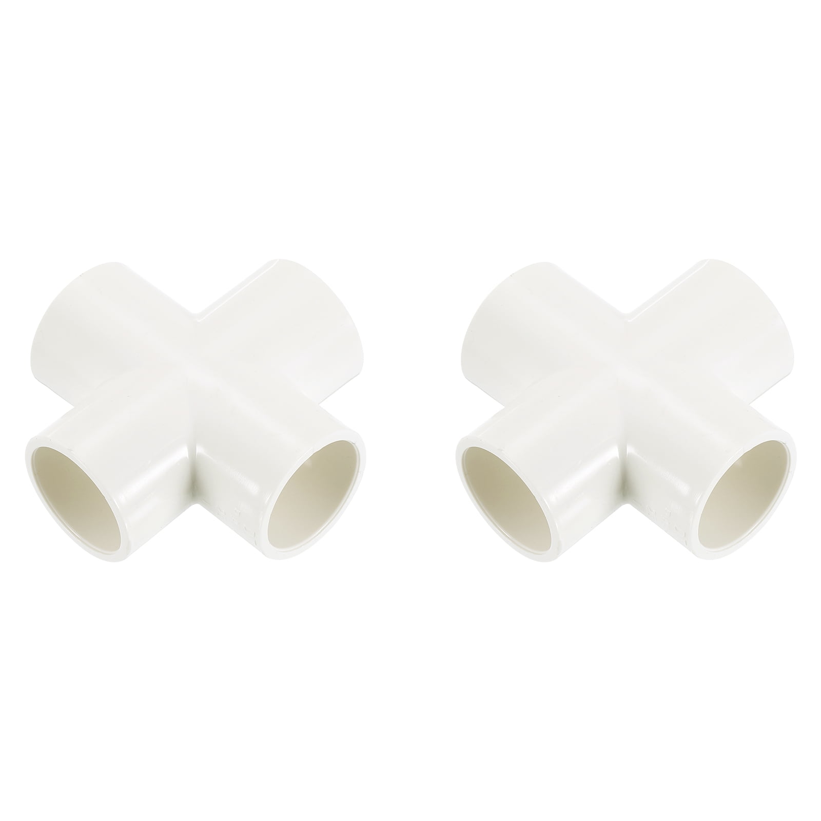 3/4" Fittings, 2Pcs 4 Way Elbow Connector Elbow Corner Fitting, White ...
