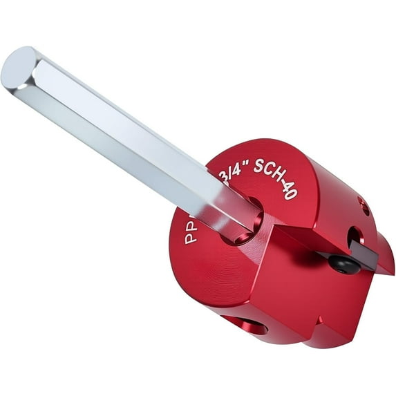 3/4" PVC Pipe Reamer, Pipe Fitting Reamer Tool, Fit into Standard 1/2 ...