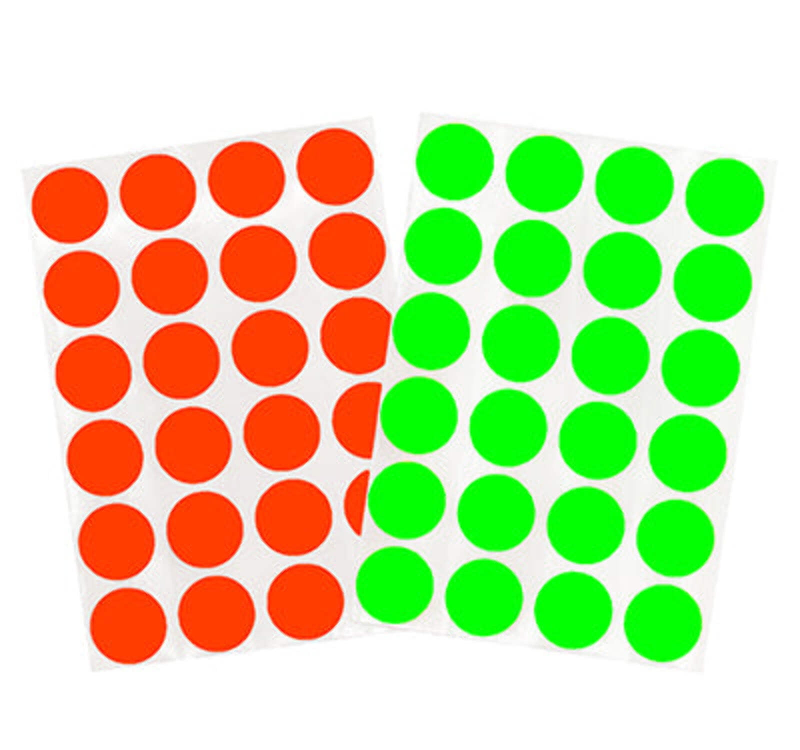 3/4" Permanent Round, Color-Code Dot Kits: 1,200/Pack 2 Colors ...