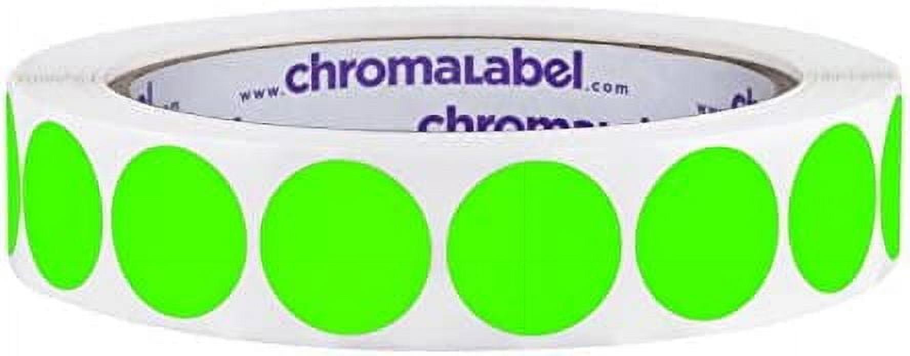 3/4" Permanent Round, Color-Code Dots: 1,000/Roll - by ChromaLabel ...