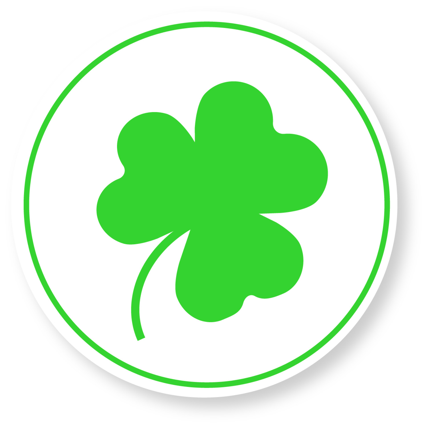 3/4" Permanent Shamrock Sticker Packs, 840/Labels, 20/Sheets - Walmart.com