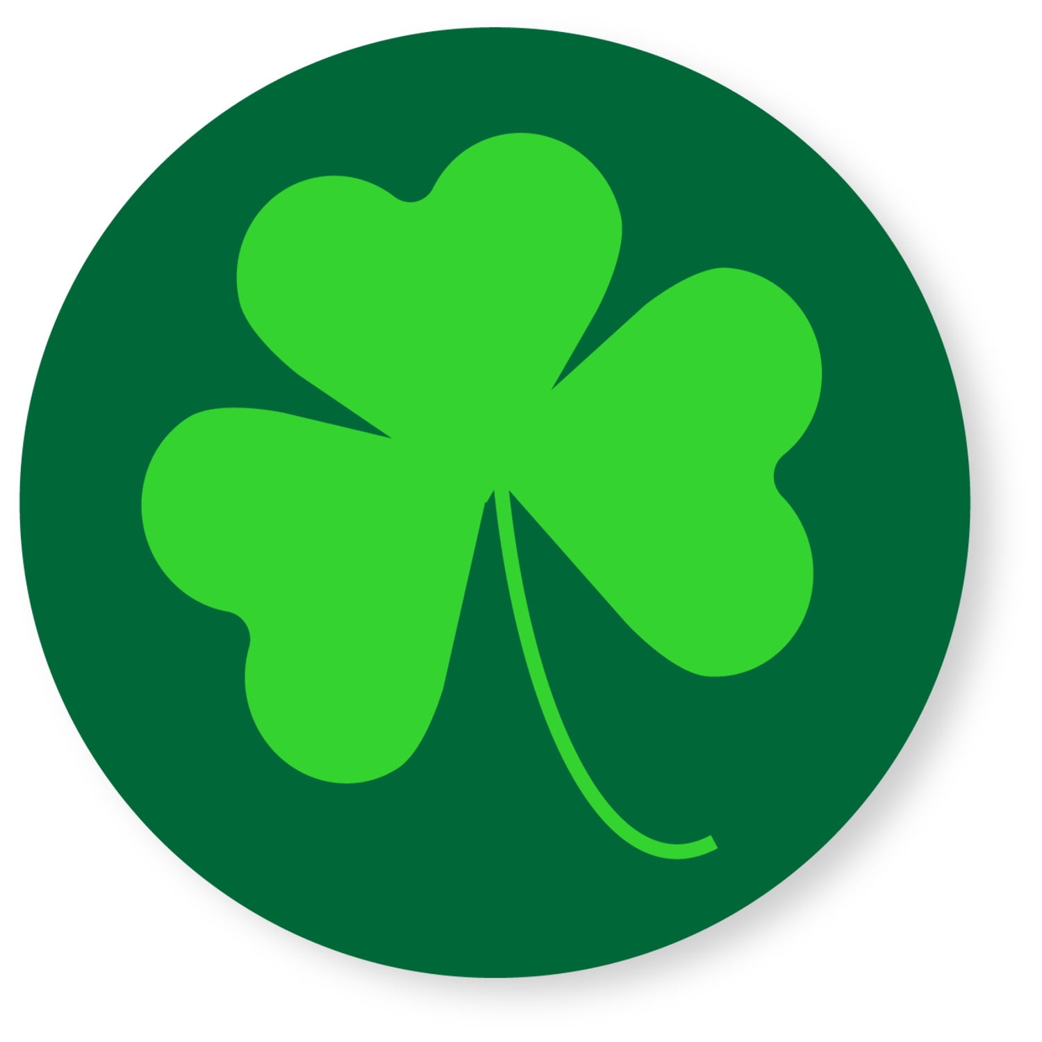 3/4" Permanent Shamrock Sticker Packs, 840/Labels, 20/Sheets - Walmart.com