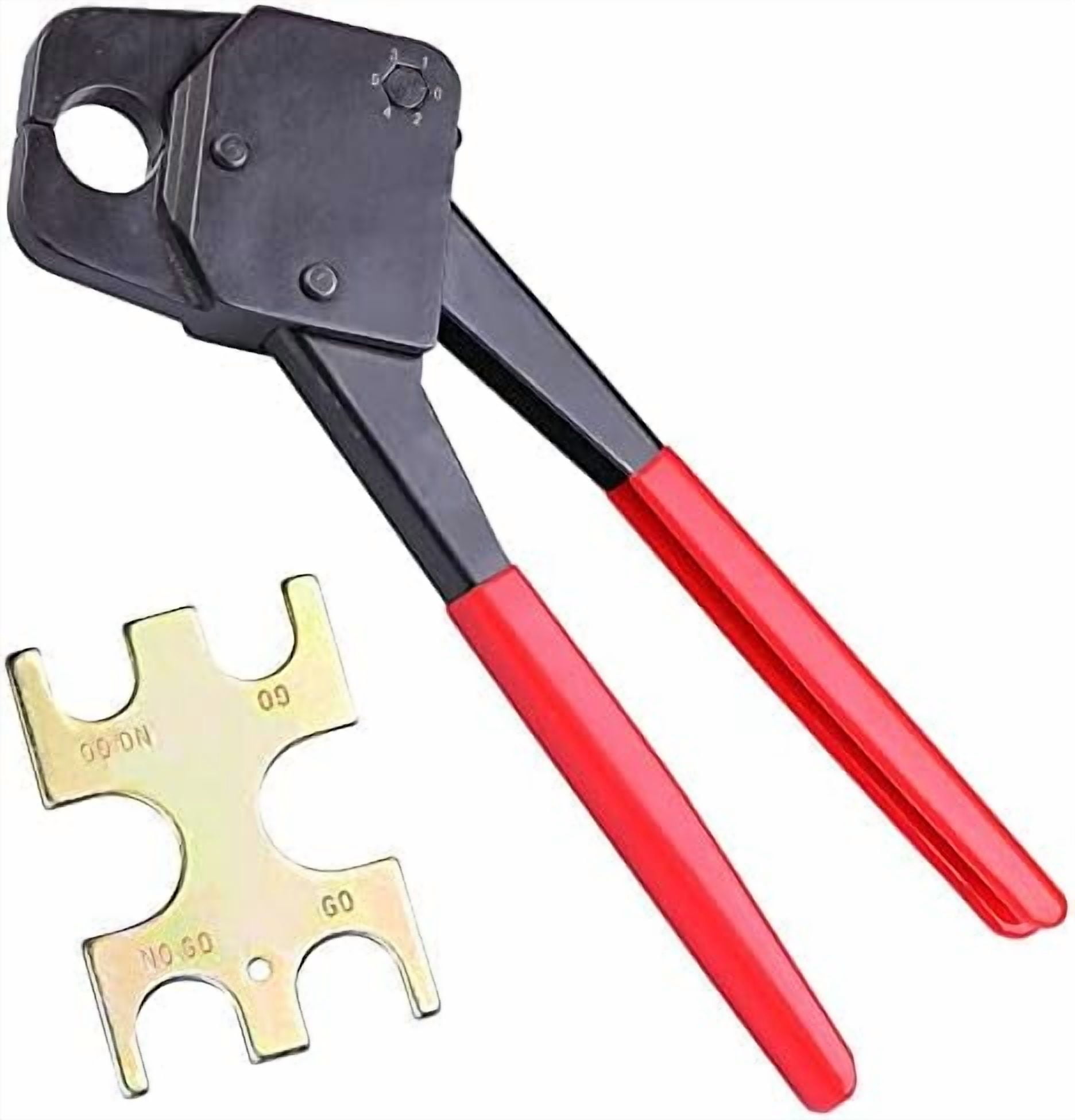 3/4" Pex Crimping Tool Crimper with Go/no Go Gauge for Copper Ring ...
