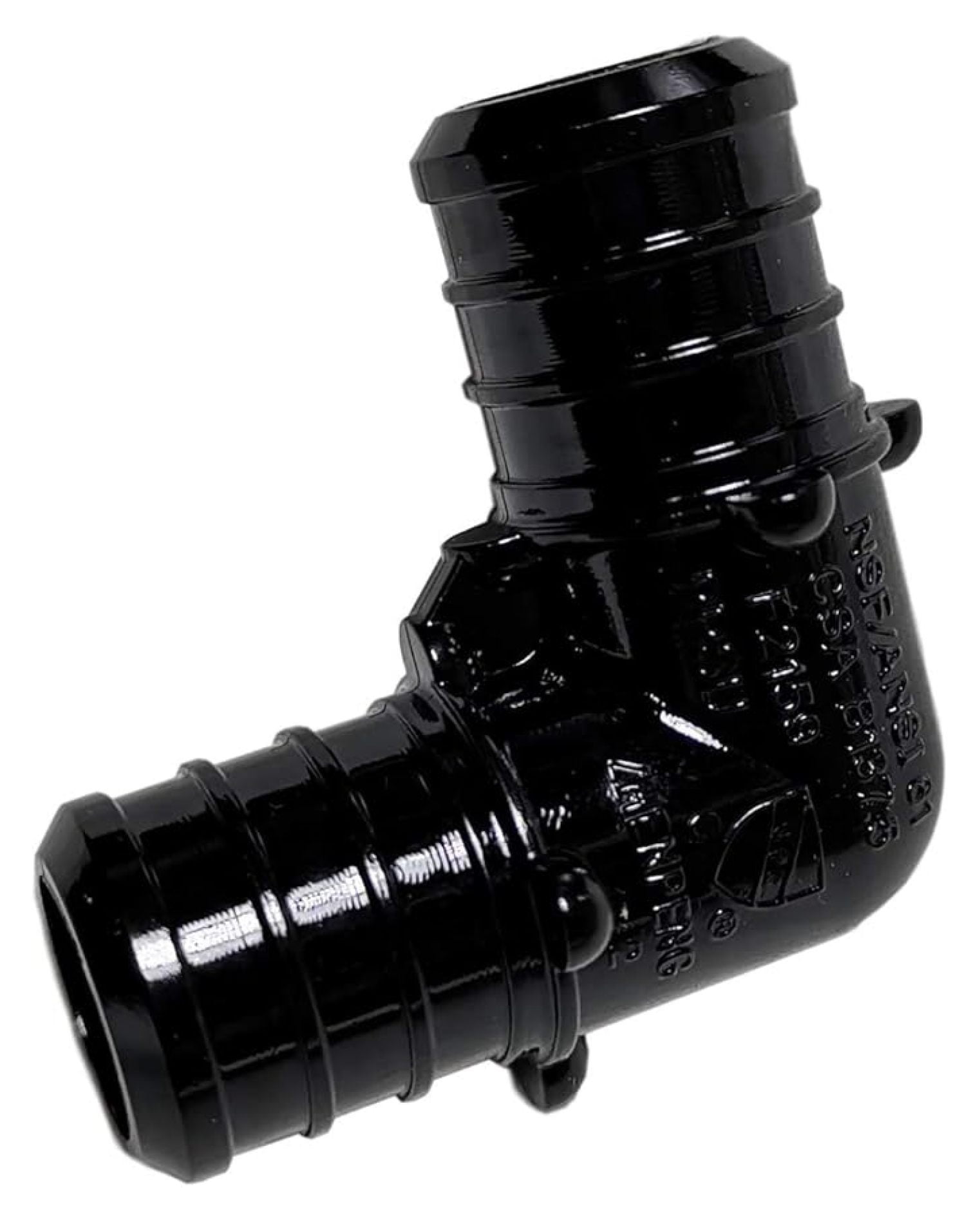 3/4" Pex Elbow Alloy, Plastic - Crimp Pex B, Black, 25 Pack - Walmart.com