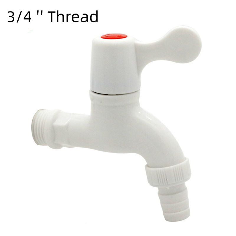 3/4" Plastic Water Faucet Water Tap Basin Sink Cold Water Faucet for ...
