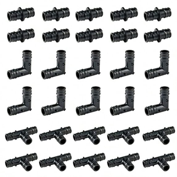3/4 Poly PEX A Expansion Fitting Pack PPSU Combo Fittings with Tees 110 ...