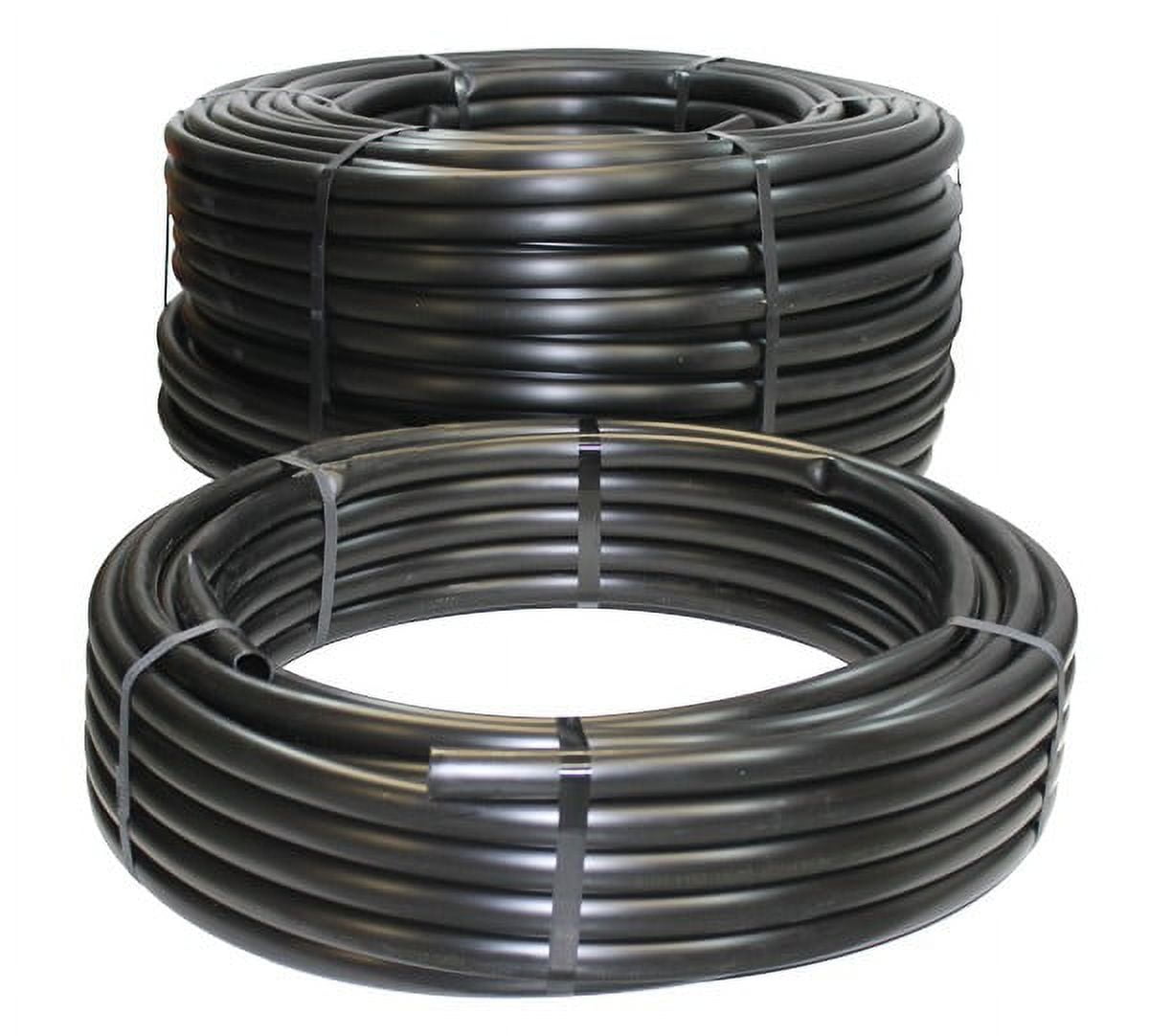 3/4" Plastic Polyethylene Tubing 100 Foot Roll for Home Gardens and ...