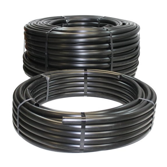 3/4" Plastic Polyethylene Tubing 100 Foot Roll for Home Gardens and ...