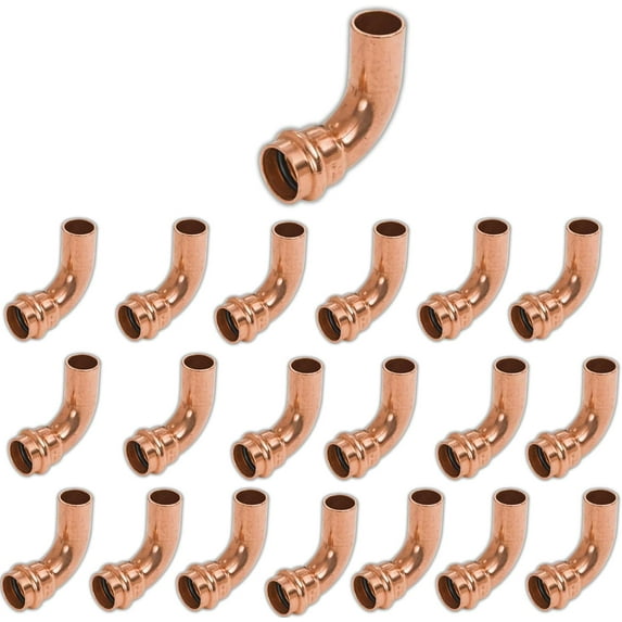 3/4" ProPress FTG Copper ProPress 90 Degree Street Elbow Connection ...