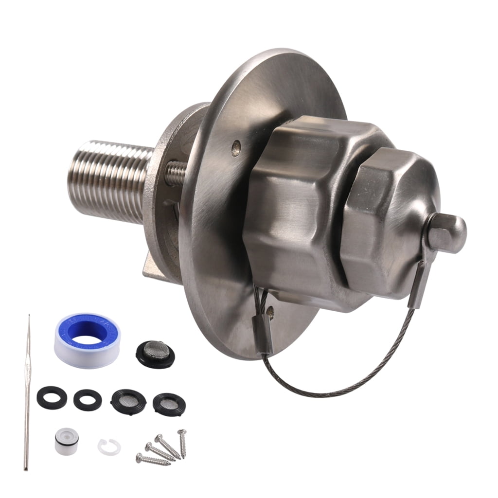 3/4 RVs Water Inlet Check Valves City Water Inlet Corrosion Resistant ...