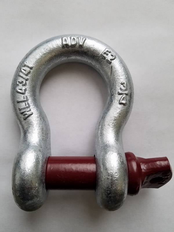 3/4" Screw Pin Anchor Shackle D Ring 4x4 OFF ROAD Jeep Recovery Tow ...