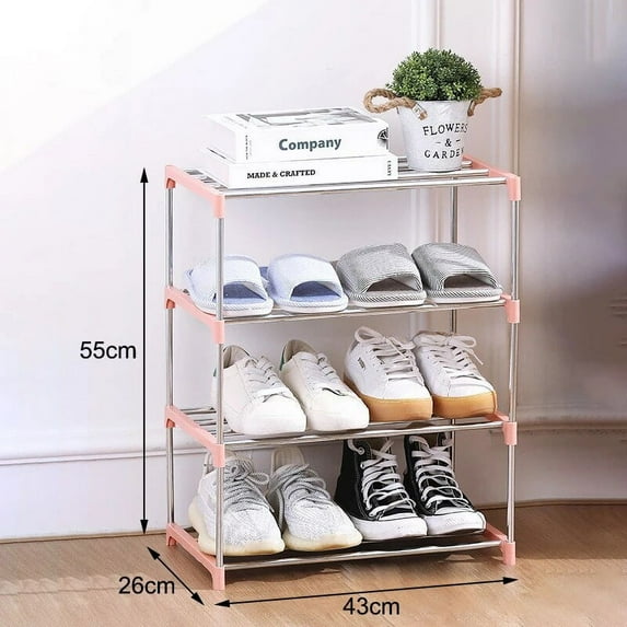 3/4 Shoe Rack Multi Layered And Space Saving Shoe Rack For Simple ...
