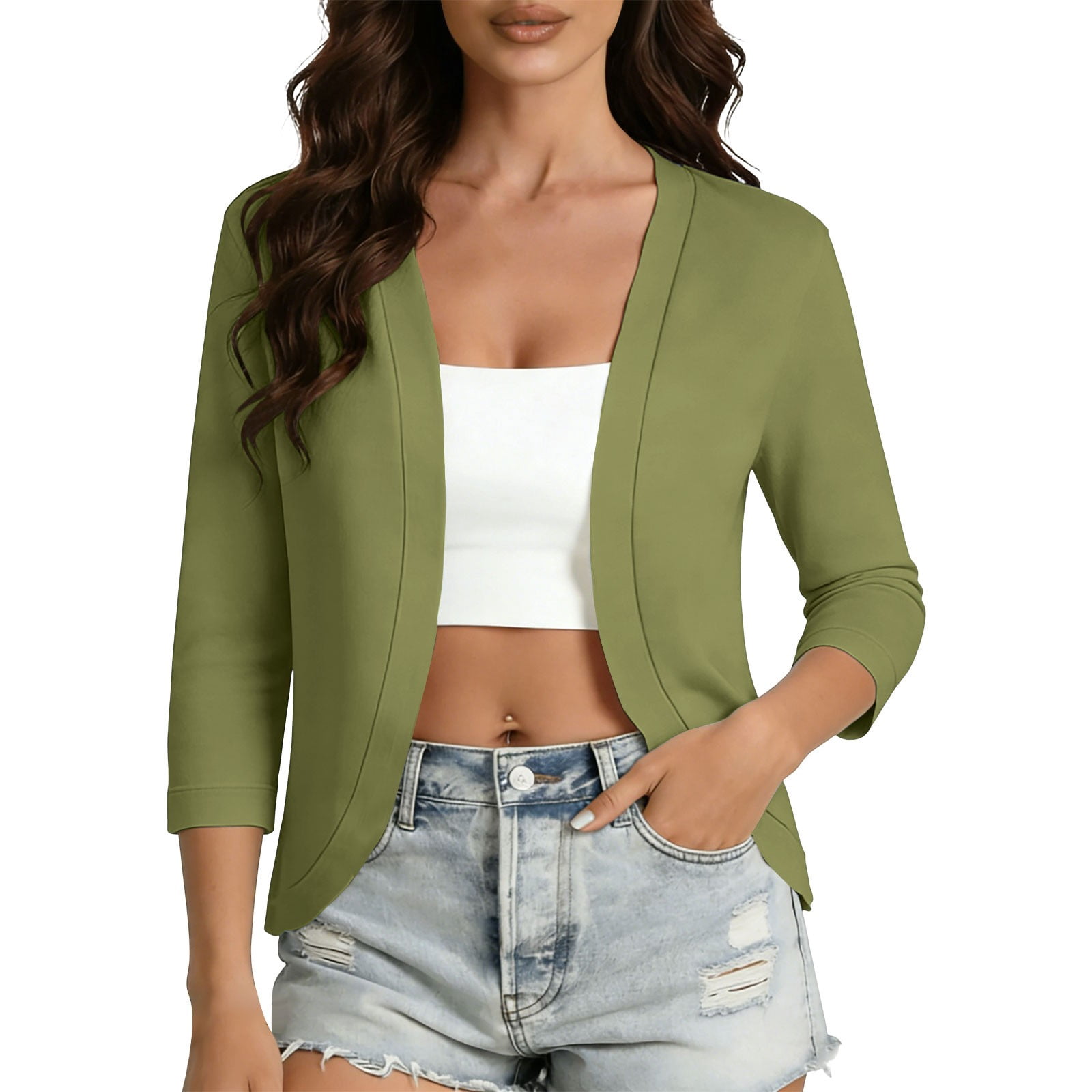 3/4 Sleeve Cardigan for Women Shawl for Dress Shrugs for Dresses ...