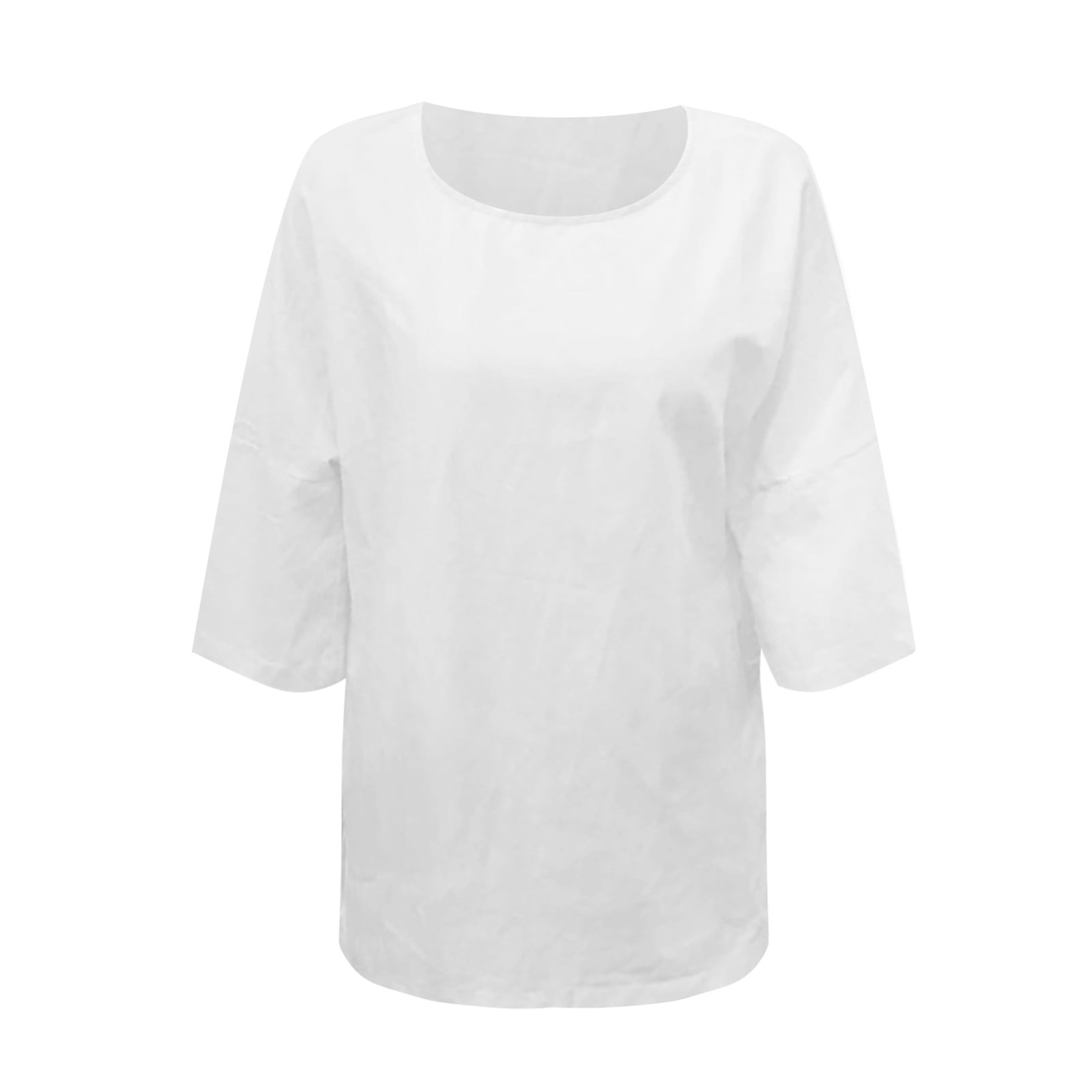3/4 Sleeve Tops for Women Going Out Women's Clothing Batwing Pullover T ...