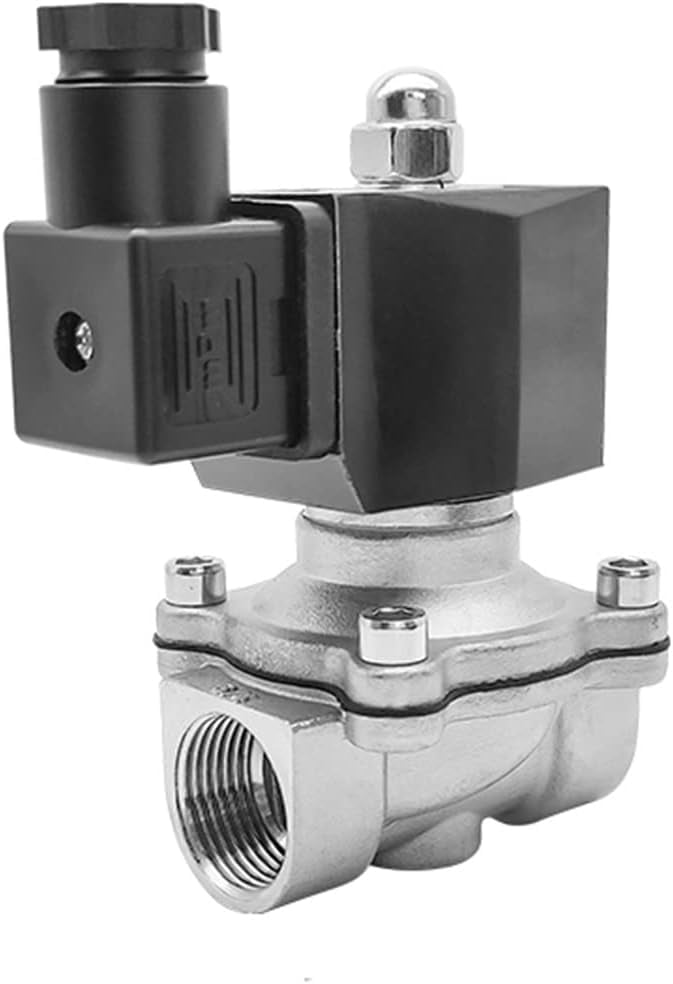 3/4" Stainless Steel 220v Water Solenoid Valve Normally Closed DN20 ...