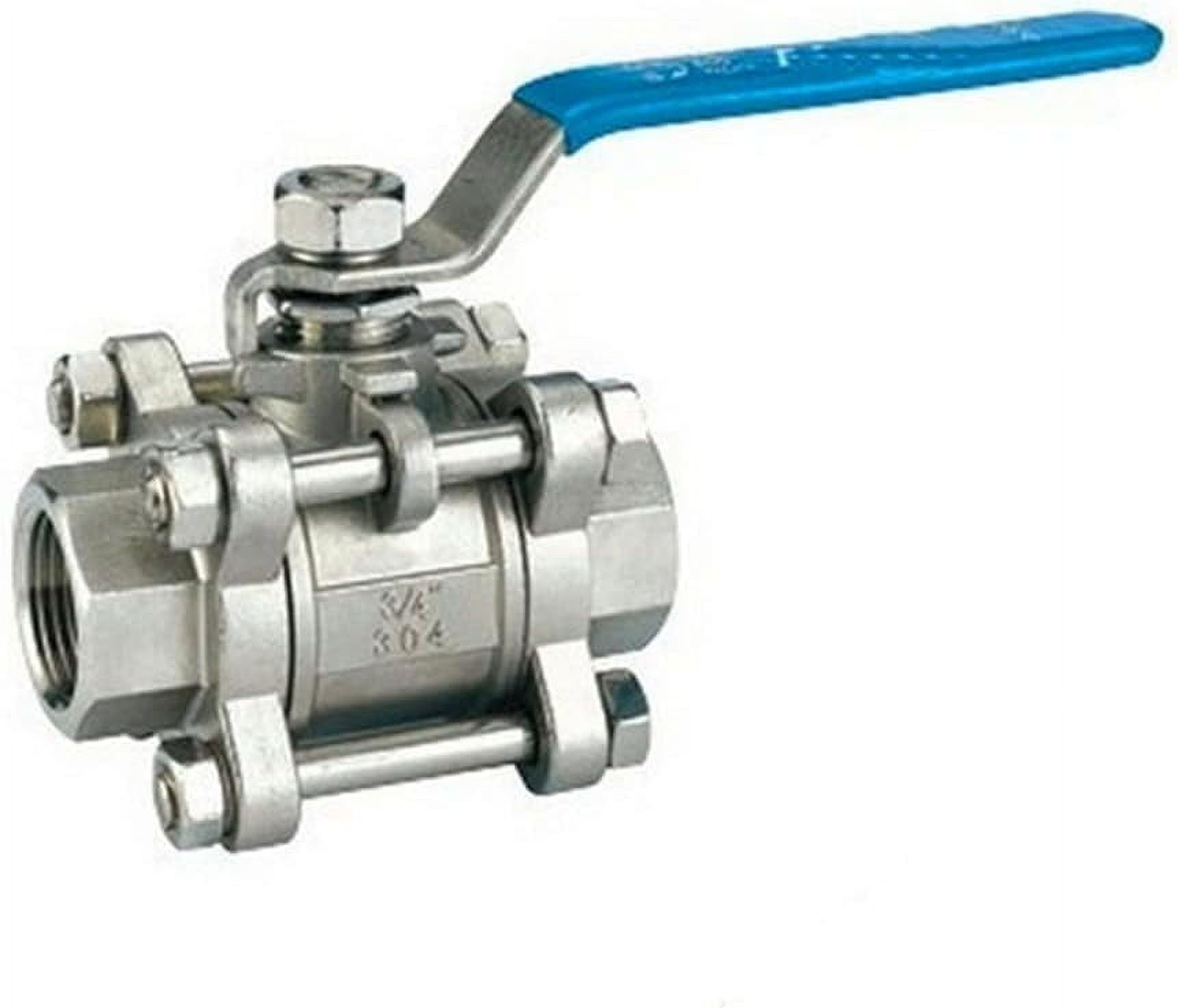 3/4" Stainless Steel BSP Thread Ball Valve DN20 Three-piece Ball Valve ...