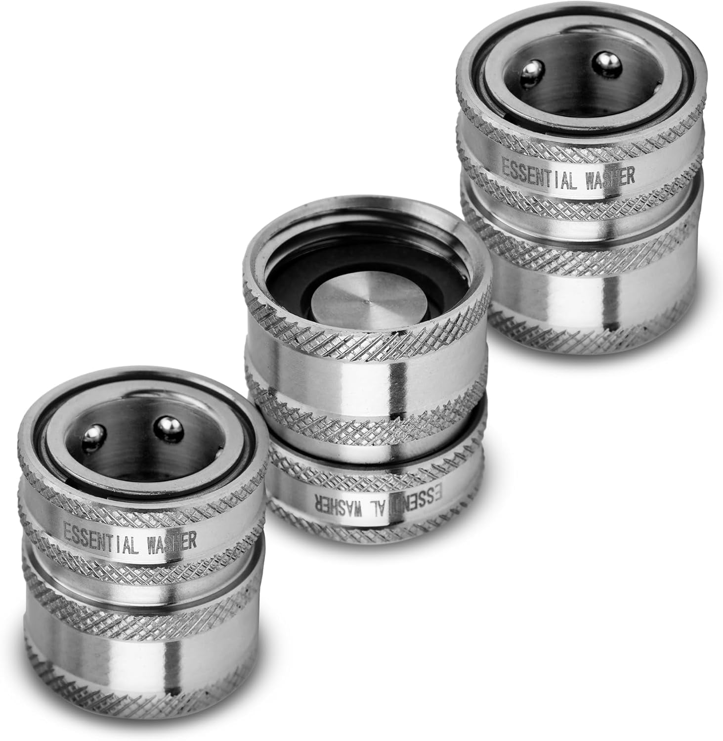 3/4 Stainless Steel Garden Hose Check Valve Quick Connect Fitting | 3 ...