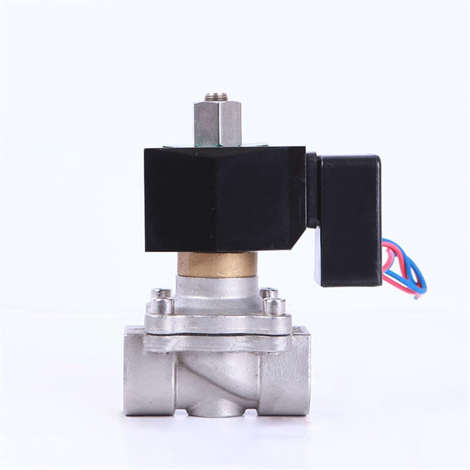 3/4" Stainless Steel Non Solenoid Valve Waterproof Normally Open Solenoid Valve With LED Power ...