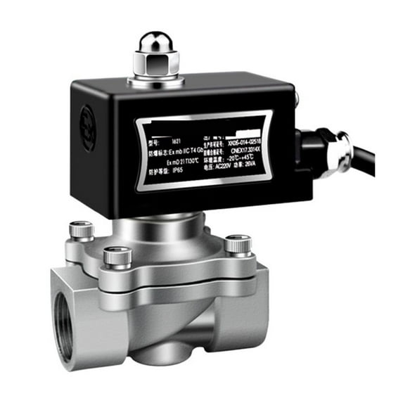 3/4" Stainless Steel Normally Closed Explosion Proof Solenoid Valve ...